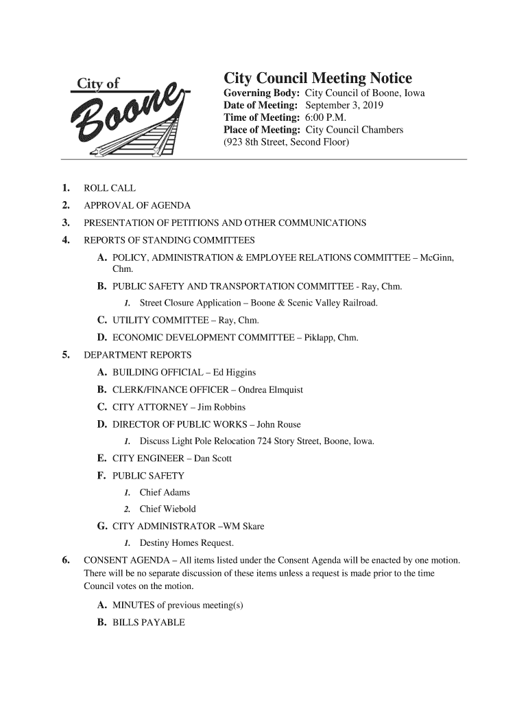 Fillable Online Town Of Boone Nc Police Fax Email Print - pdfFiller