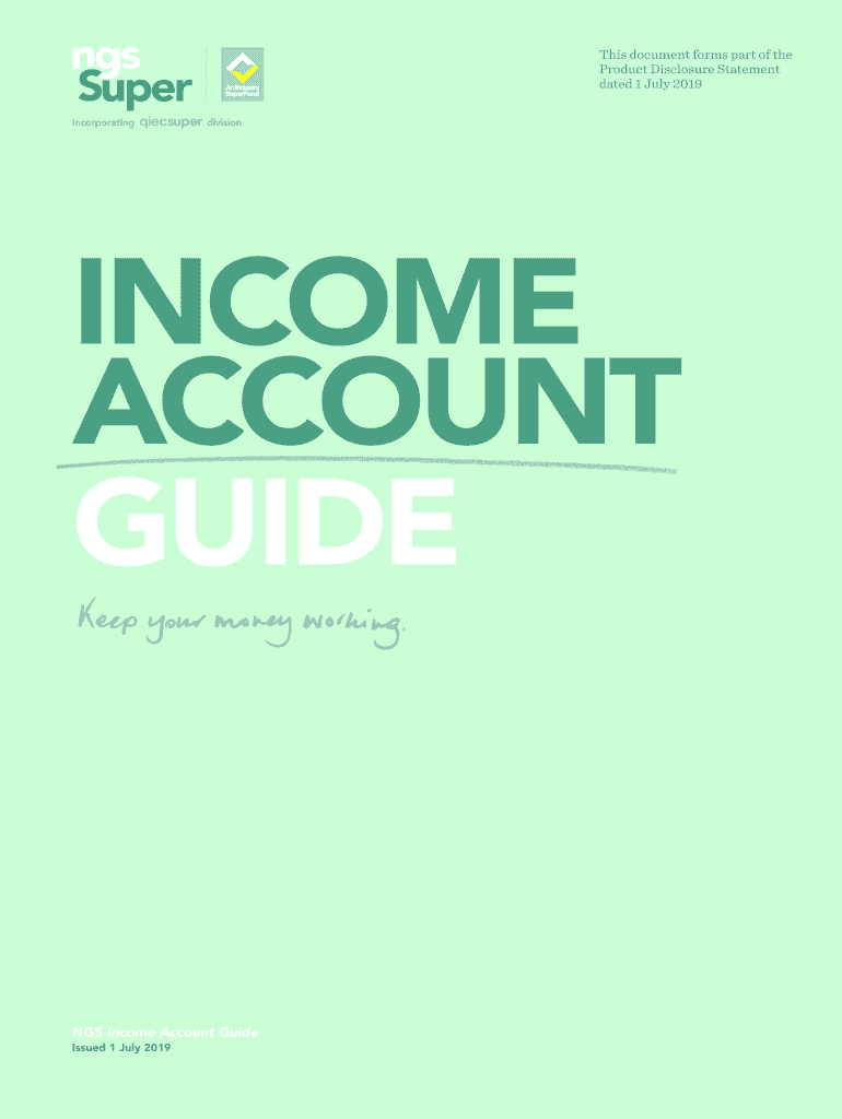 Fillable Online QSuper Product Disclosure Statement for Accumulation and ... Fax Email Print ...