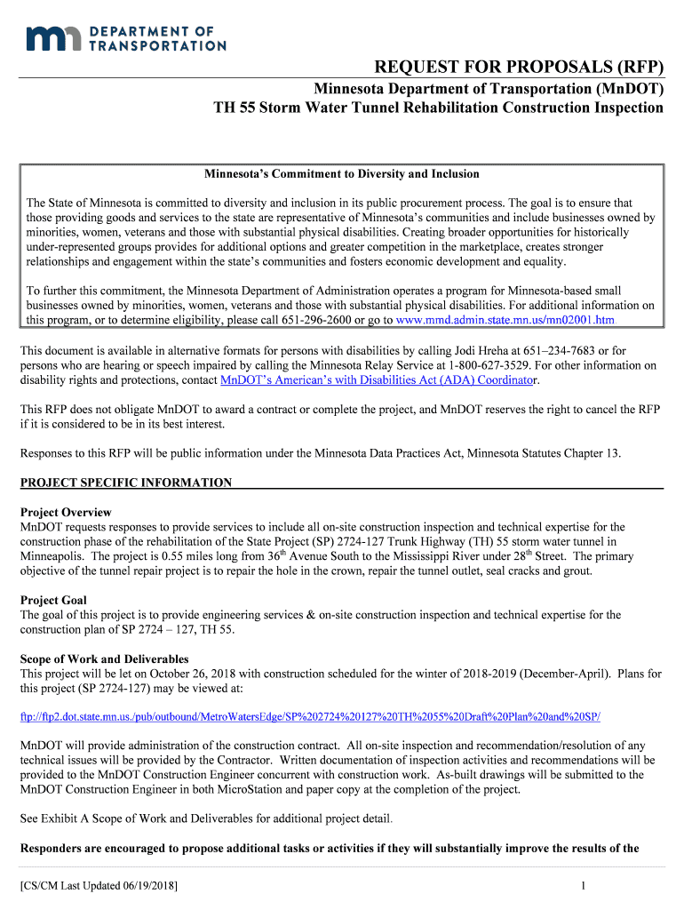Fillable Online Letterhead Template - MnDOT Fax Email Print - pdfFiller