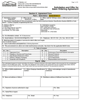 Fillable Online procurement ornl Attachment 1 - DRAFT Basic Ordering ...