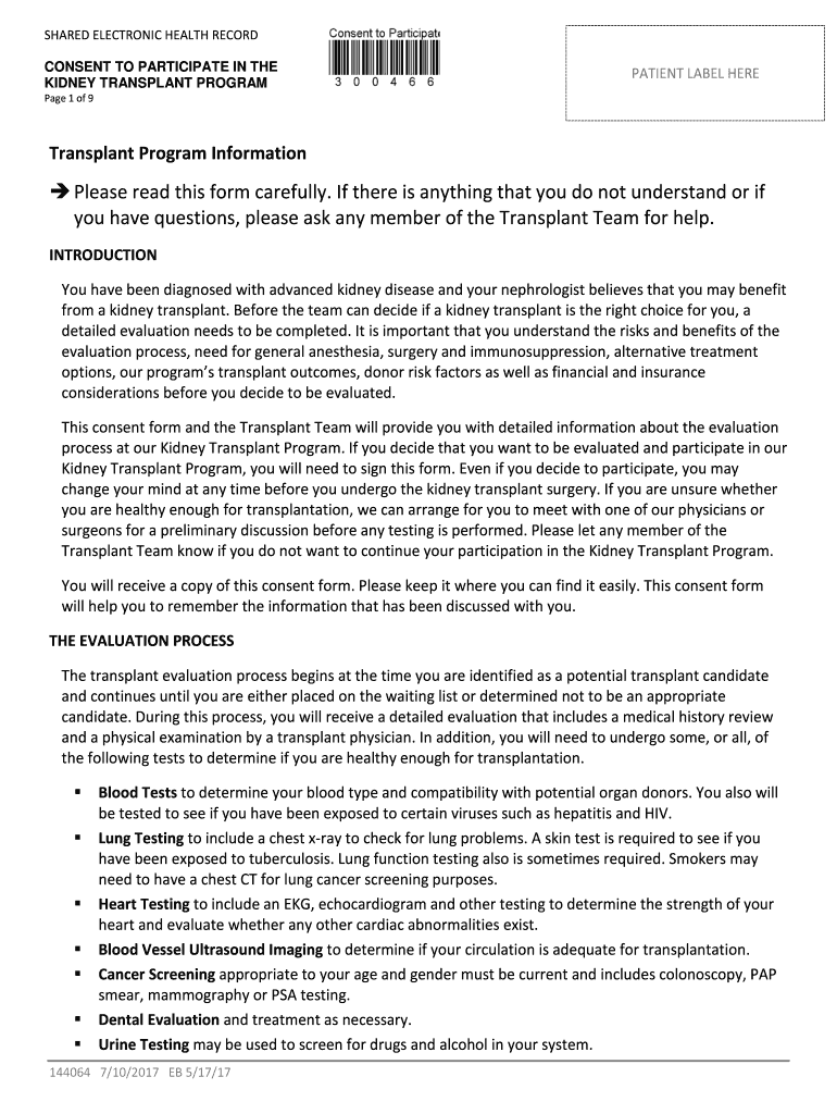 Fillable Online (HIE) Fact Sheet and Consent Form - NYU Langone Fax ...