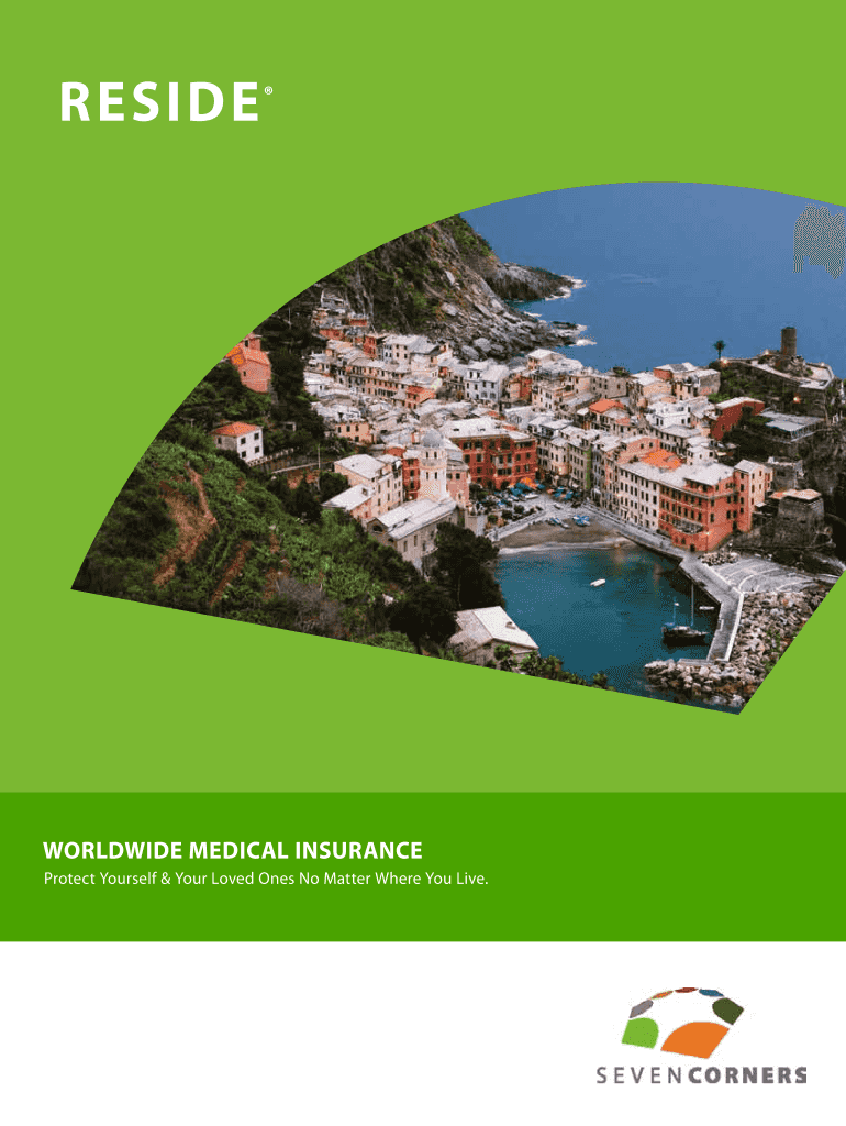 Fillable Online Fillable Online Reside Worldwide Brochure - Seven Corners ... Fax Email Print ...