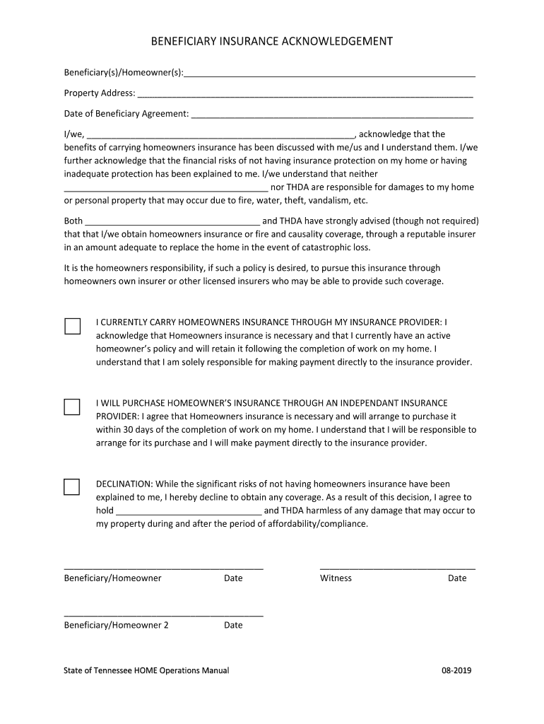 Fillable Online BENEFICIARY DESIGNATION FORM - AAA Life Insurance ...