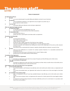 Fillable Online The serious stuff. - forms.ezypay.com Fax Email Print ...