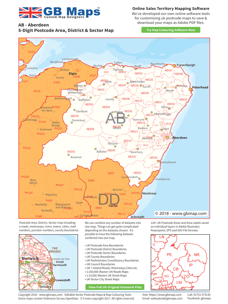 Uk Sales Territory Map - Fill Online, Printable, Fillable, Blank ...
