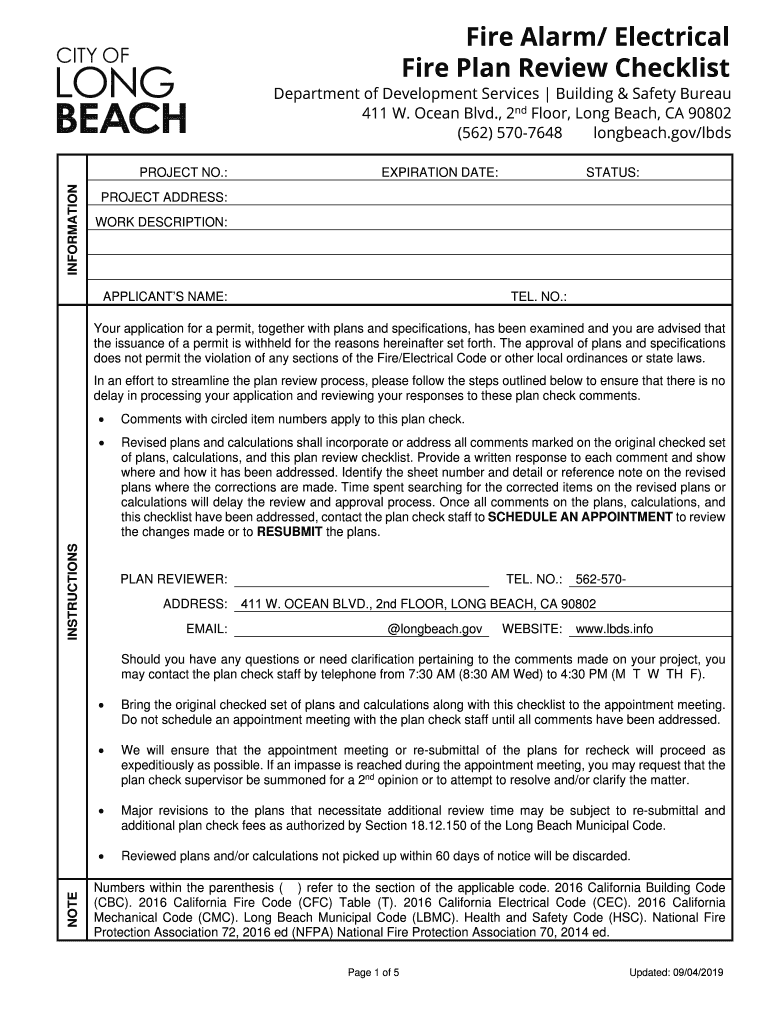 Fillable Online 13-D Residential Sprinkler Fire Plan Review Checklist ...