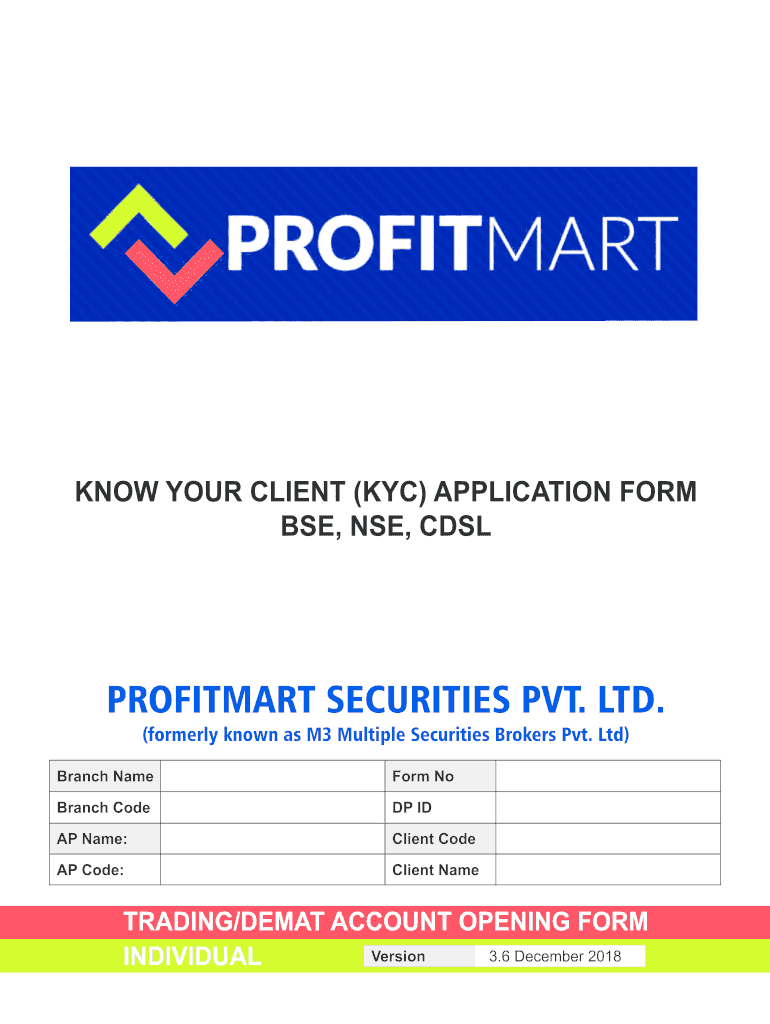 Profitmart Securities Pvt Ltd - Fill Online, Printable, Fillable, Blank ...