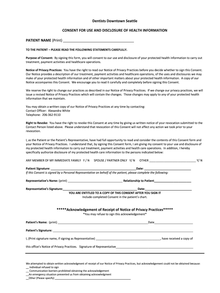 Fillable Online informed consent form & terms for nutritional ...