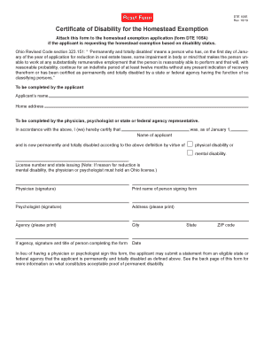 Fillable Online Homestead Exemption Application for Senior Citizens ...