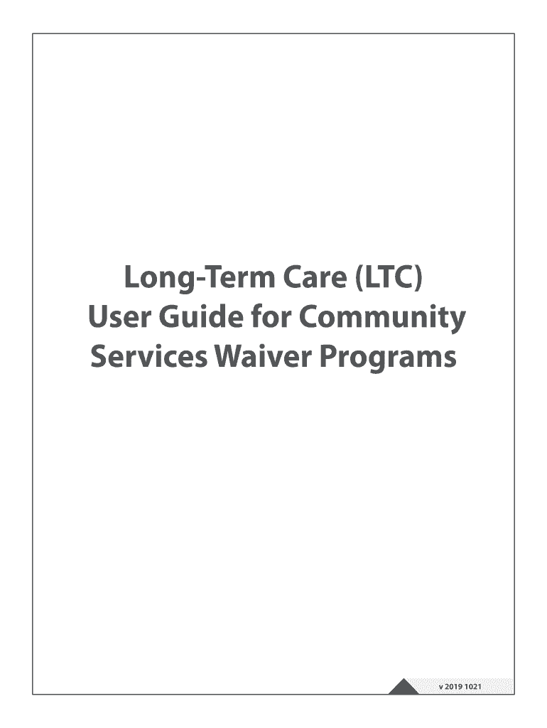 Fillable Online Long Term Care Community Services Waiver ... - TMHP Fax Email Print - pdfFiller
