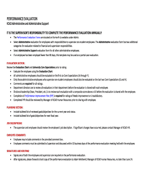 Fillable Online FREE 10+ Sample Performance Evaluation FormsPDF Fax ...