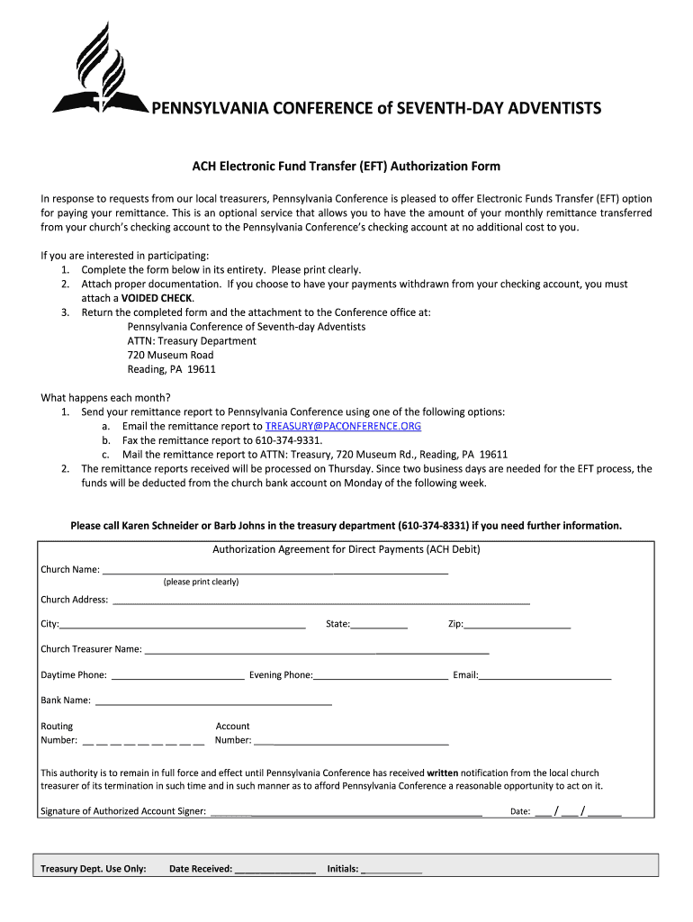 Fillable Online remittance edt authorization form - Pennsylvania ...