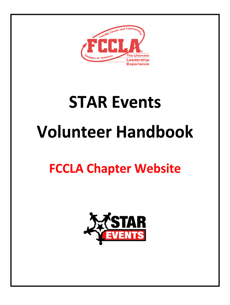 Fillable Online STAR Events - FCCLA Fax Email Print - pdfFiller