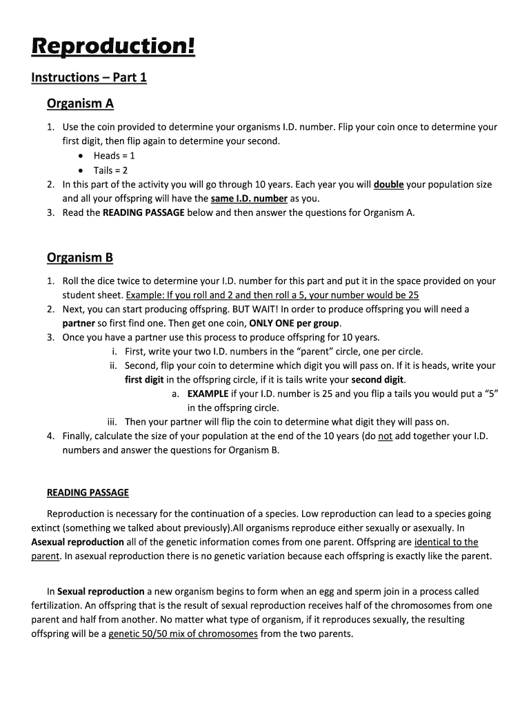 Fillable Online Types of reproduction review (article)Khan Academy Fax ...