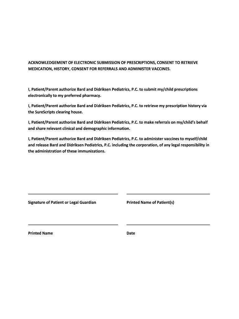 Fillable Online ACKNOWLEDGEMENT OF ELECTRONIC SUBMISSION OF ...