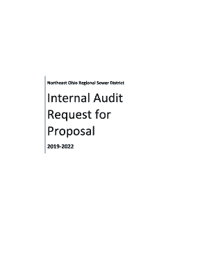 Fillable Online Internal Audit Request for Proposal - Northeast Ohio ...