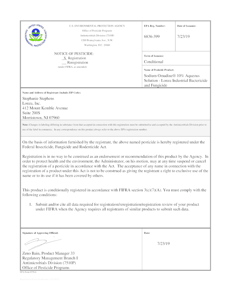 Fillable Online US EPA, Pesticide Product Label, Sodium Omadine 10% ...