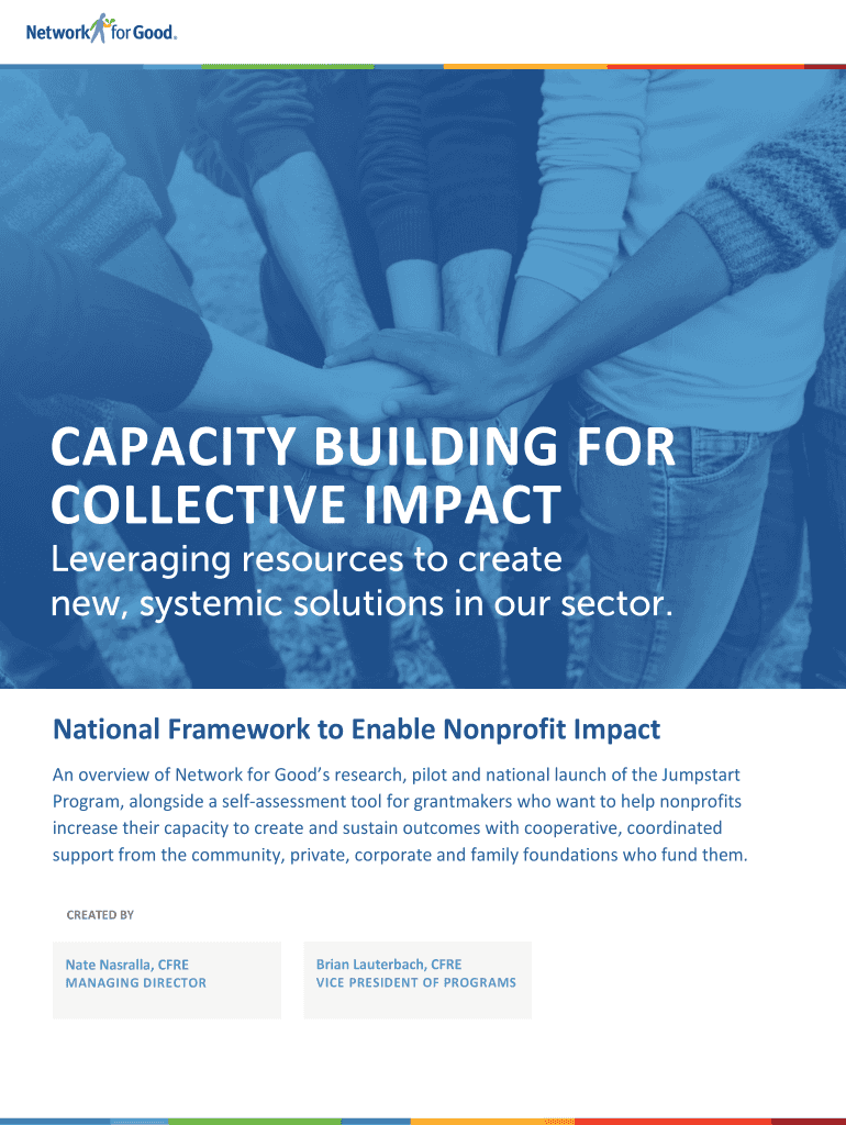 Fillable Online CAPACITY BUILDING FOR COLLECTIVE IMPACT Fax Email Print ...