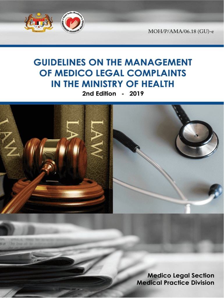 GUIDELINES ON THE MANAGEMENT OF MEDICO LEGAL COMPLAINTS IN MINISTRY OF ...