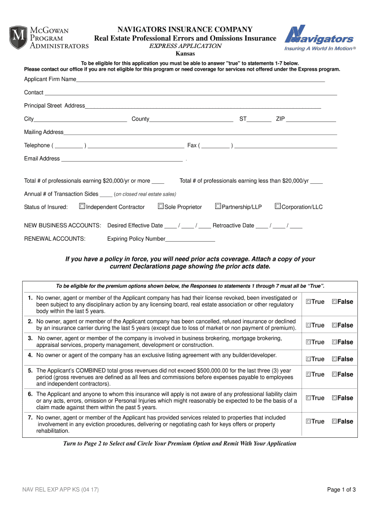 Fillable Online A Policyholder's Primer on Commercial Insurance - Blank ...