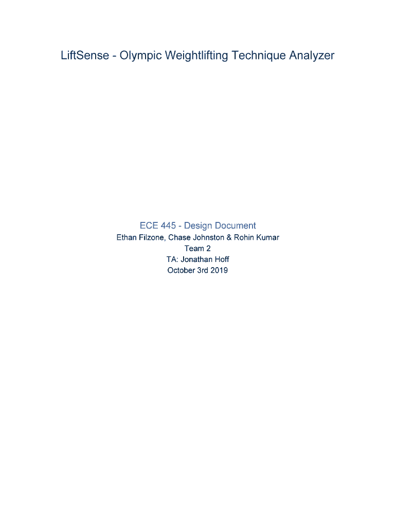 Fillable Online courses engr illinois LiftSense - Olympic Weightlifting Technique Analyzer ...