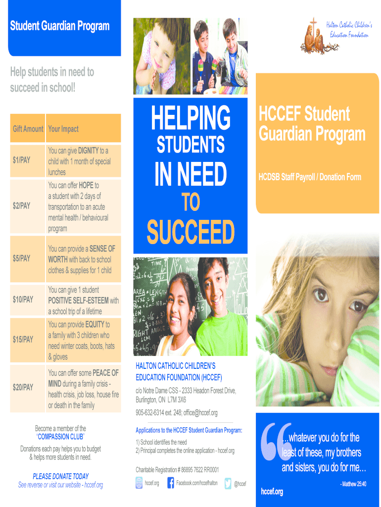 Fillable Online Payroll / Donation Form Fax Email Print - pdfFiller