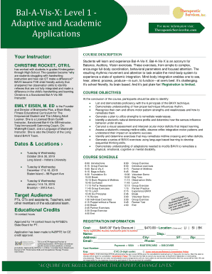 Fillable Online Bal-A-Vis-X: Level 1 - Adaptive and Academic Fax Email ...