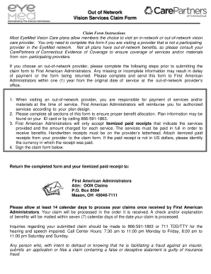 Fillable Online EyeMed Out-of-Network Claim Form - Yumpu Fax Email ...