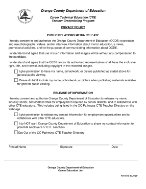 Fillable Online Orange County Department of Education Career Technical ... Fax Email Print ...