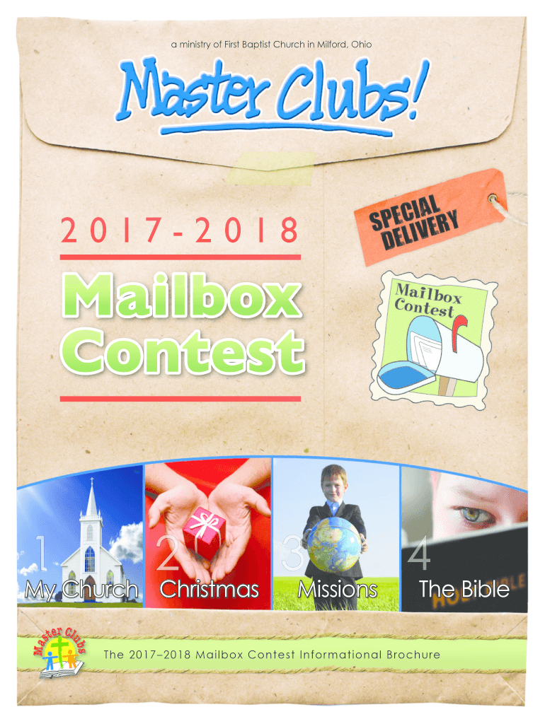 Fillable Online 17-18 Mailbox Brochure - Master Clubs Fax Email Print ...