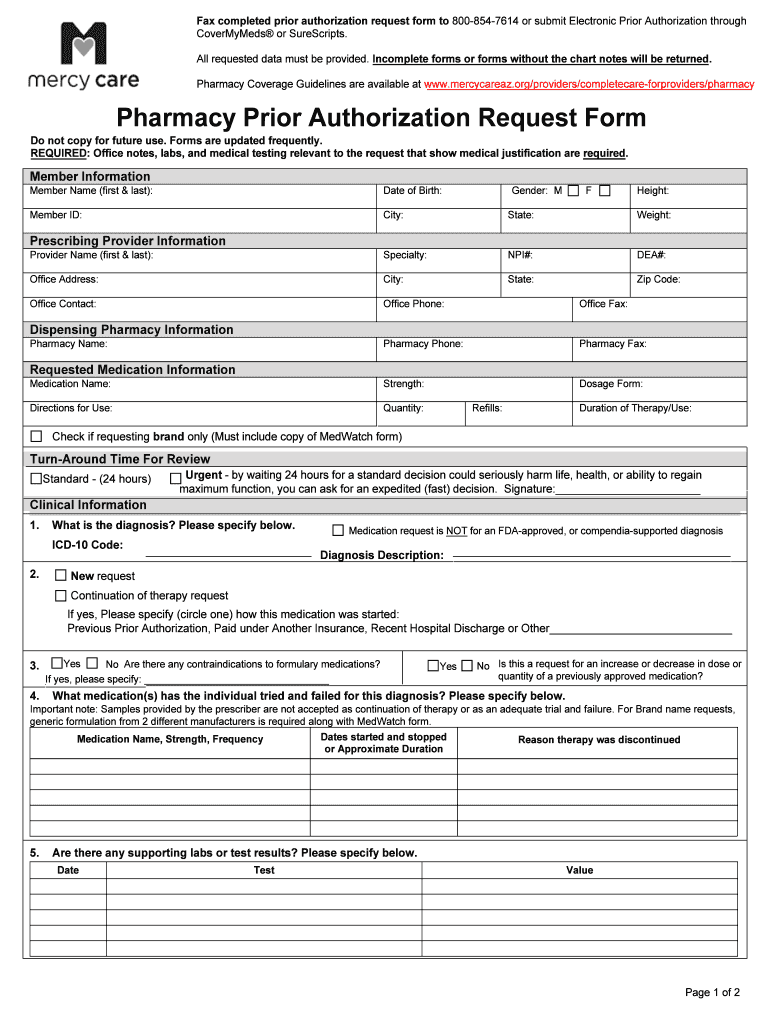 Fillable Online Universal-Pharmacy-Prior-Authorization-Request-Form ...