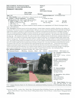 Fillable Online NRHP Status Code 552 Fax Email Print - pdfFiller