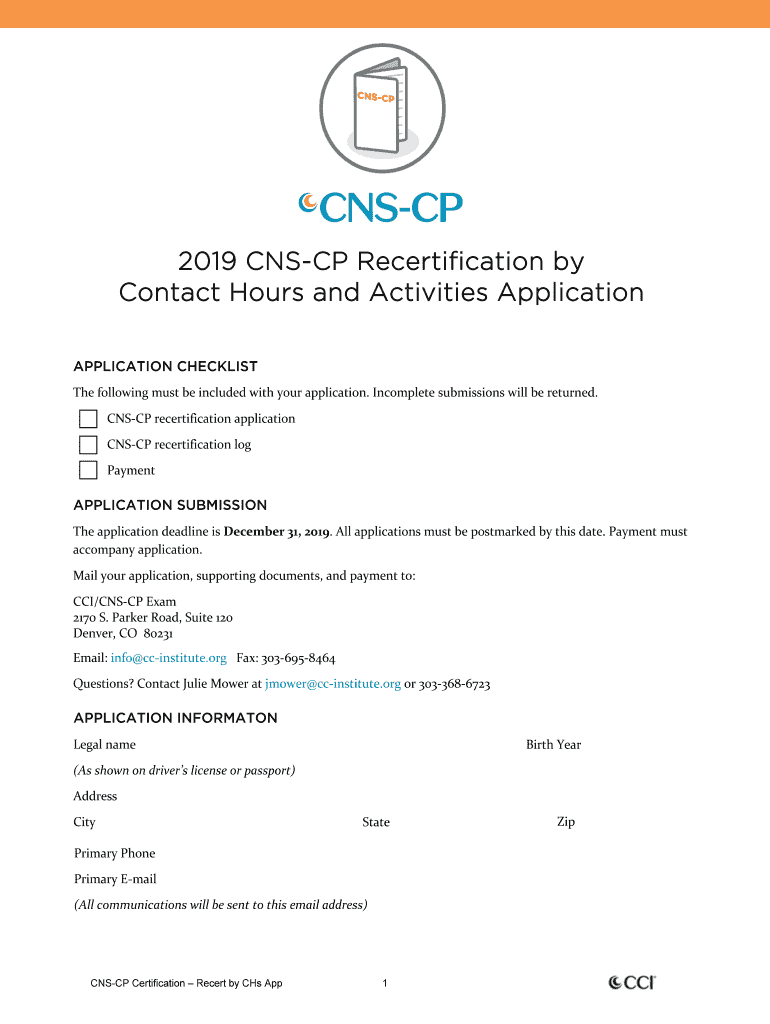 Fillable Online Paper Application Instructions and Checklist Fax Email ...