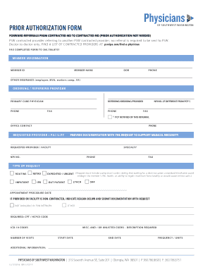 Fillable Online 2019 psw referral prior auth form v2 Fax Email Print ...
