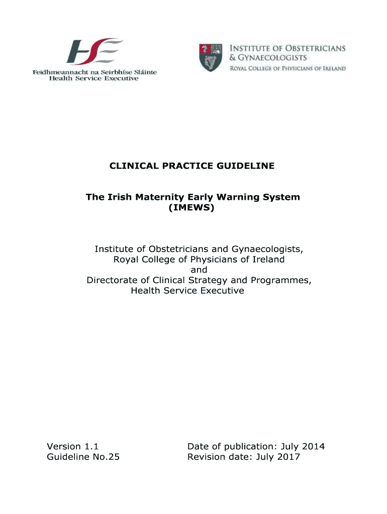 Fillable Online Obstetric early warning score in Scandinavia. A survey ...