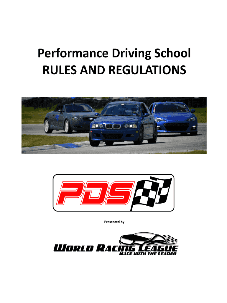 Fillable Online PDS Rules and Regulations v2016A.pages Fax Email Print ...