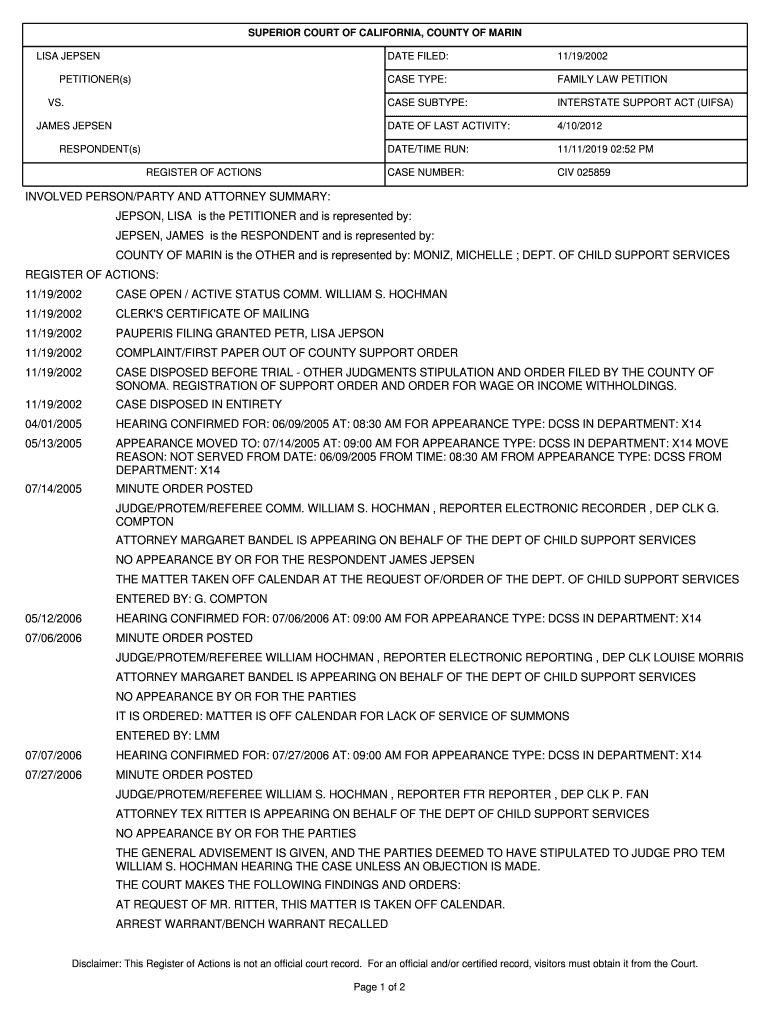 Fillable Online apps marincounty arrest warrant/bench warrant recalled ...