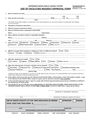 Fillable Online Use of Facilities Request Form.qxd (Page 1) Fax Email Print - pdfFiller