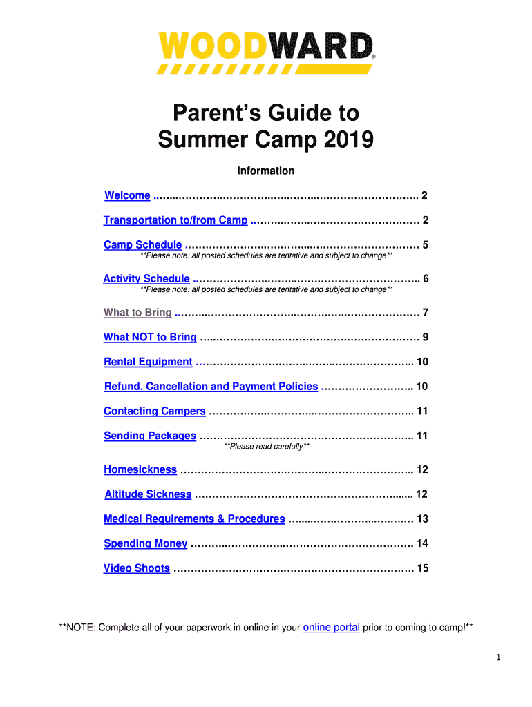 Fillable Online Butte 211 Camp FireCamp Fire Information Resources Page ...