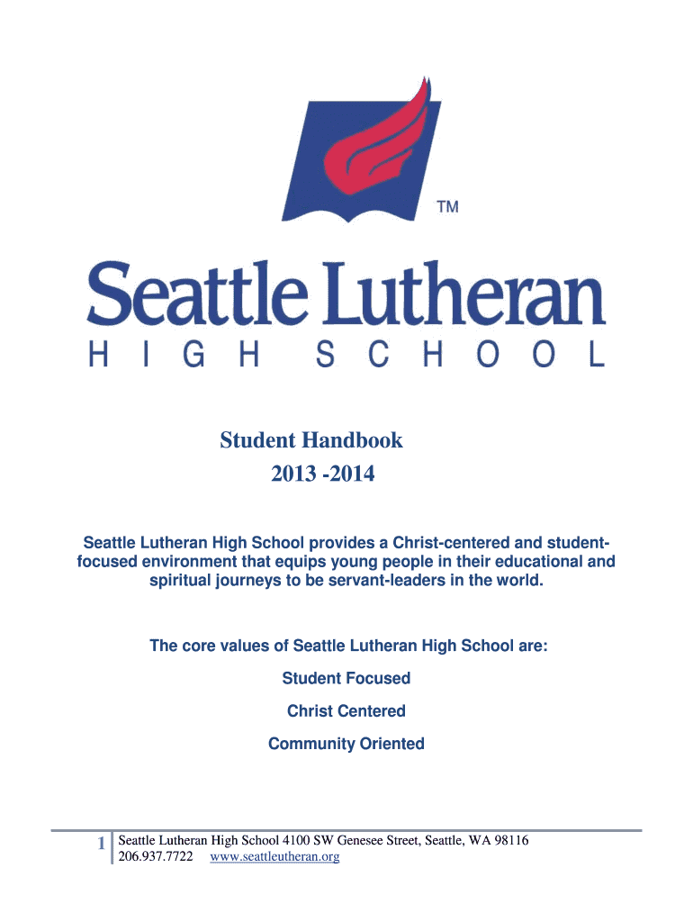 Fillable Online SEATTLE LUTHERAN HIGH SCHOOL Fax Email Print - pdfFiller