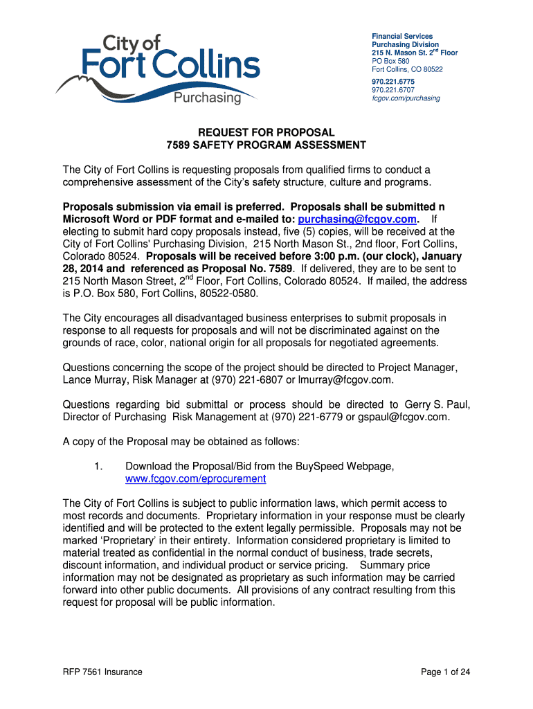 Fillable Online 7589 SAFETY PROGRAM ASSESSMENT Fax Email Print - pdfFiller