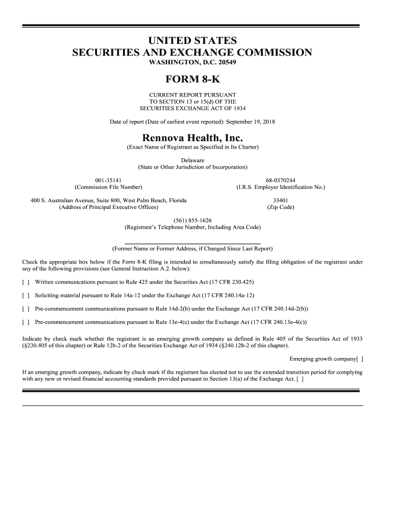 Fillable Online On September 19, 2018, Seamus Lagan, Chief Executive ...