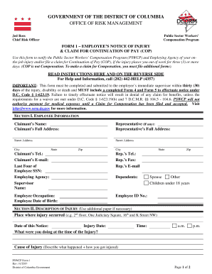 Fillable Online orm dc & CLAIM FOR CONTINUATION OF PAY (COP) Fax Email ...