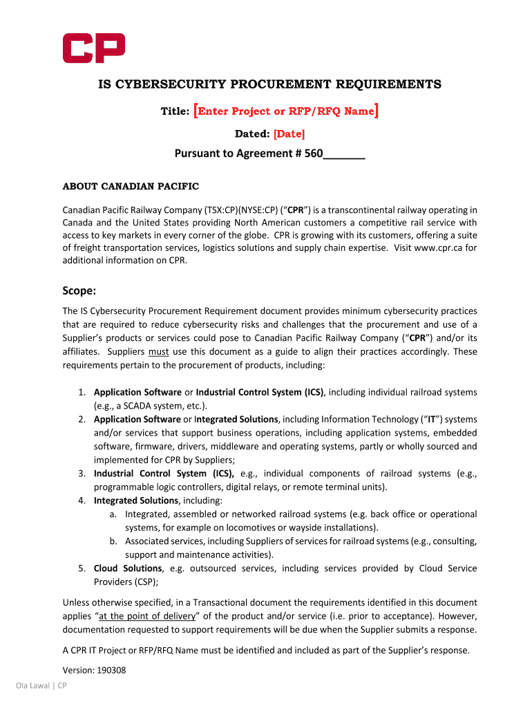 Fillable Online RFP Template for SaaS Contracts - Maryland Fax Email ...