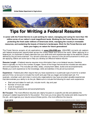 Fillable Online gacc nifc Apply for a Forest Service JobUS Forest ...