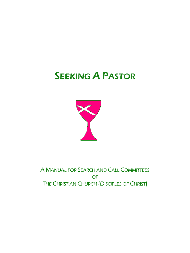 Fillable Online Seeking a Pastor latest version as of 1-5-15.pdf Fax ...