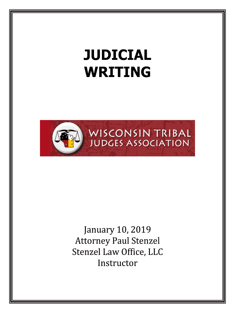 Fillable Online JUDICIAL WRITING Fax Email Print - pdfFiller