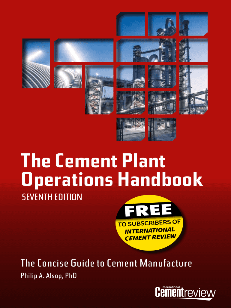 Fillable Online The Cement Plant Operations Handbook - International ...