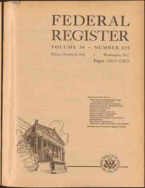 Fillable Online Federal Register :: Notice of Final Federal Agency ...