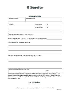 Fillable Online How to File a Complaint with the Dental Board ...